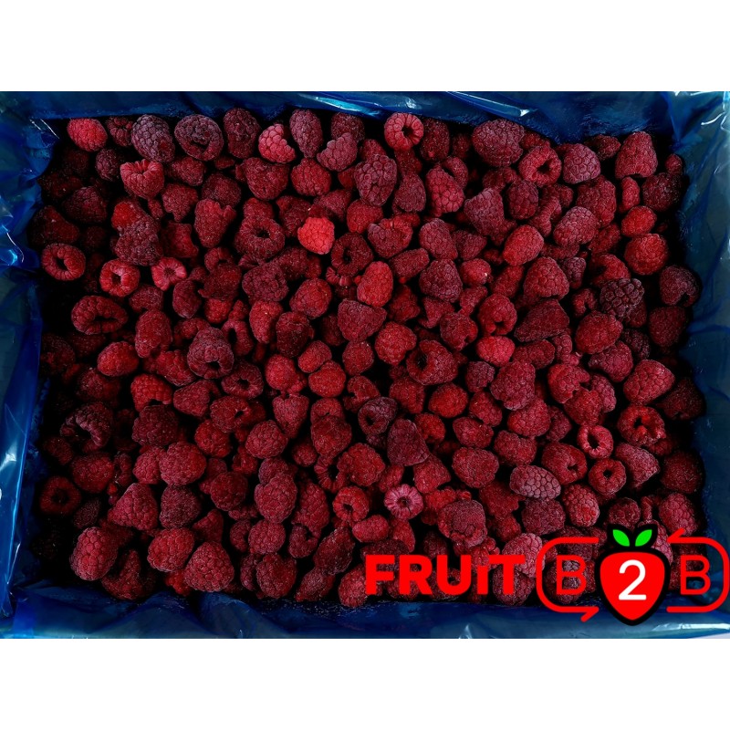 Raspberry Whole - Glen - IQF Frozen Fruit - FRUIT B2B